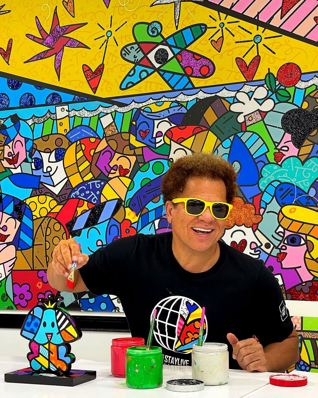 El arte de Romero Britto surcará el cielo en el FIG León