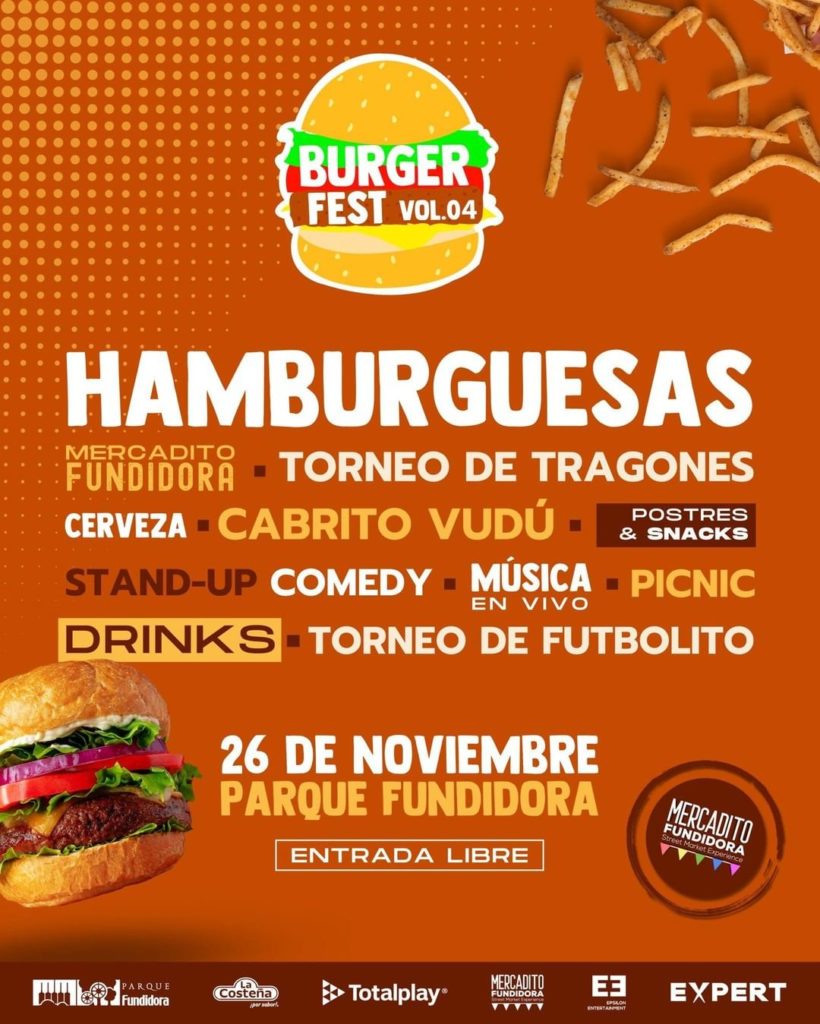 ¡Disfruta de una cangreburger en el Burger Fest, Monterrey!