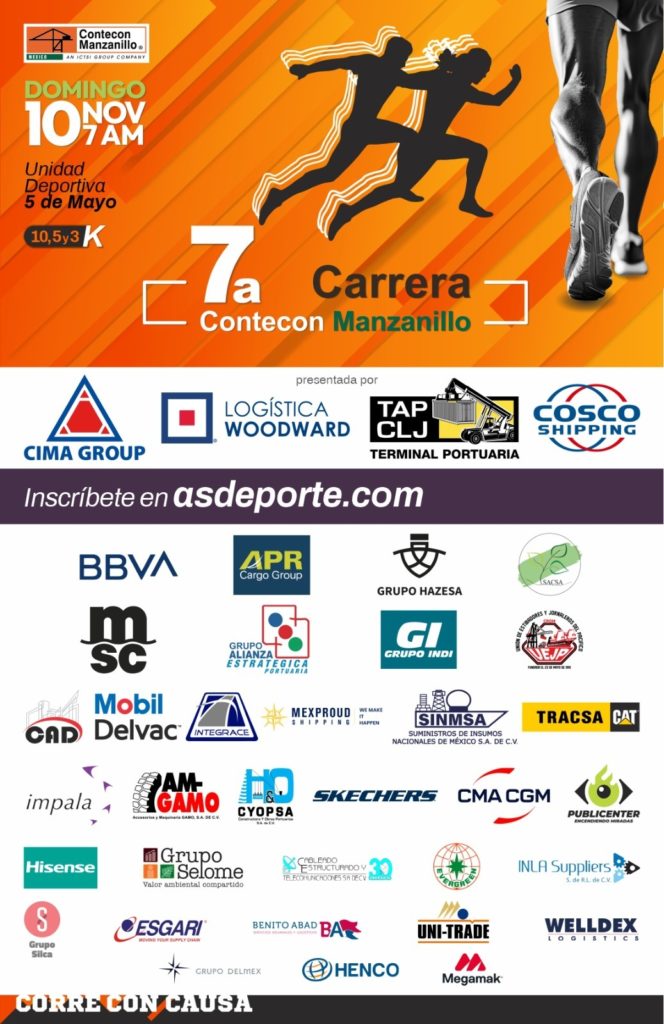 Contecon Manzanillo 2024, una carrera con causa