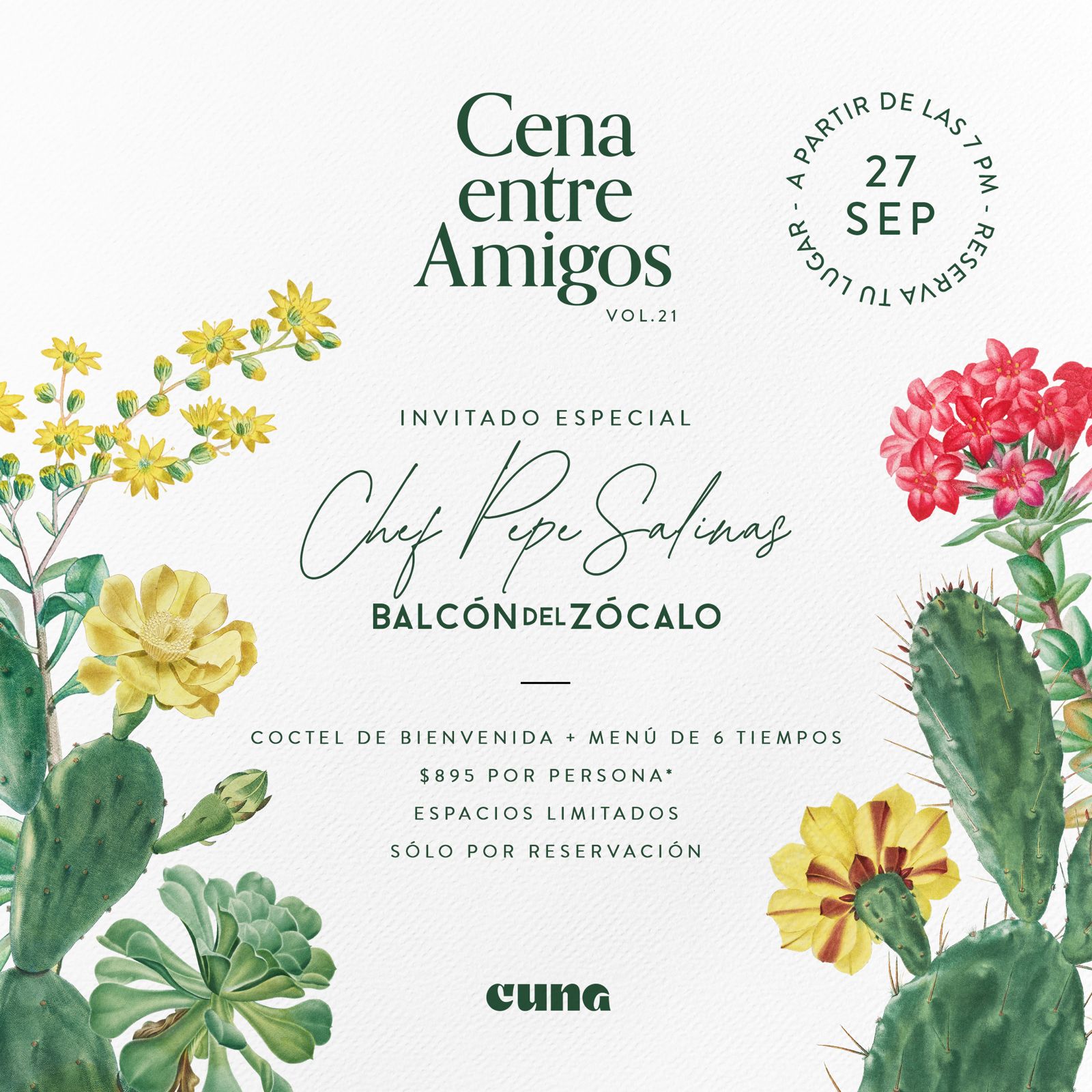 Cena entre amigos, una experiencia culinaria que ofrece Wayam Mundo ...